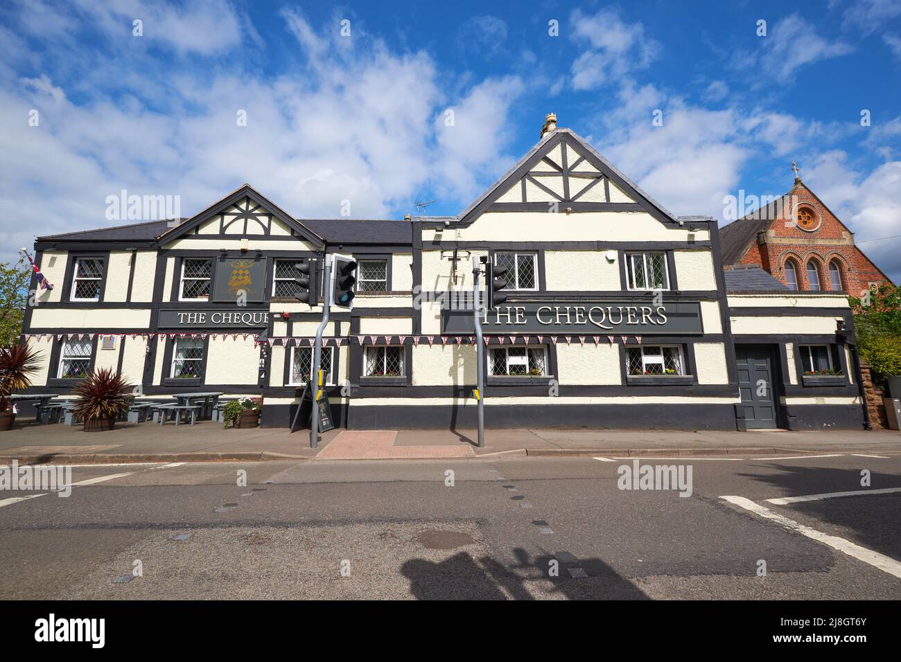 Big village pub in Breaston, Derbyshire, UK Stock Photo - Alamy