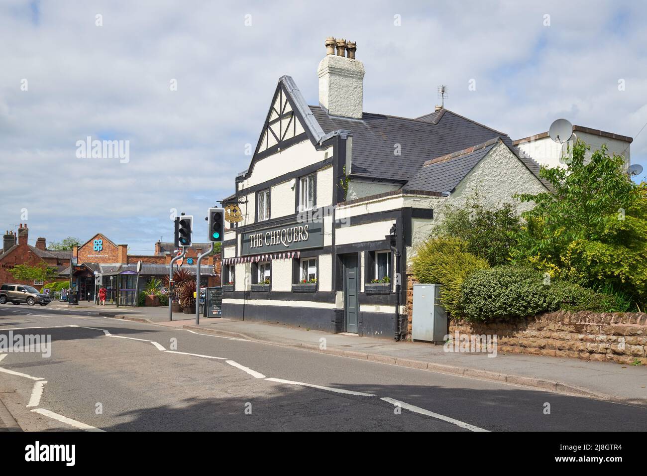 Big village pub in Breaston, Derbyshire, UK Stock Photo - Alamy