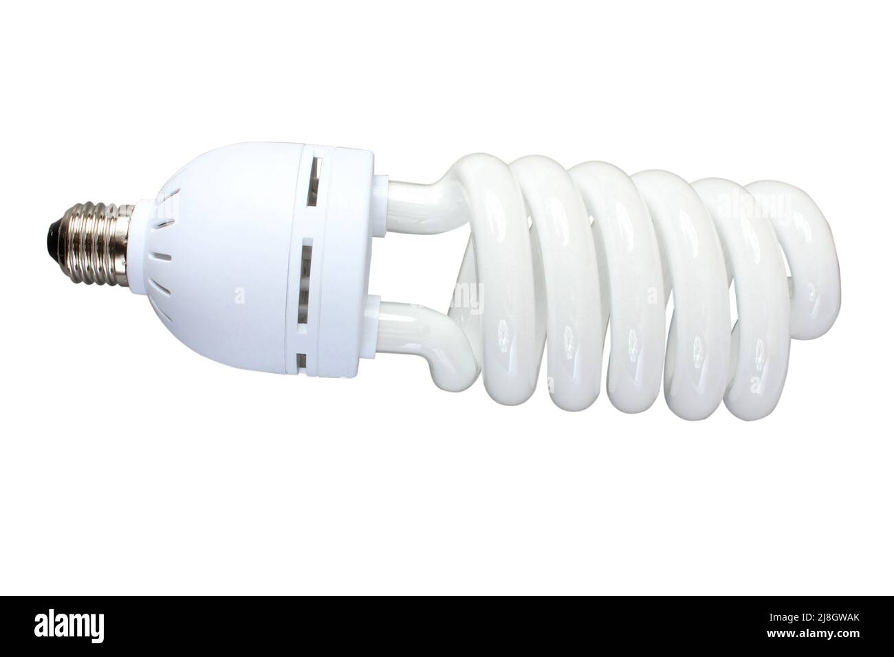 luminous tube lamp on white background, isolated Stock Photo - Alamy