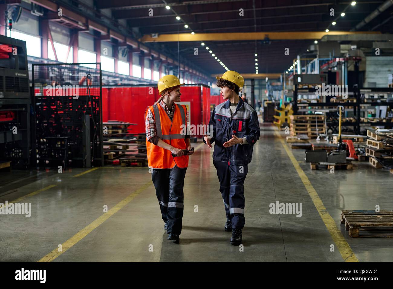 Safety manager and factory and walking hi-res stock photography and ...