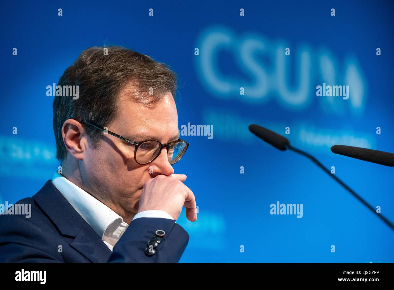 Munich, Germany. 16th May, 2022. Martin Huber, CSU Secretary General ...