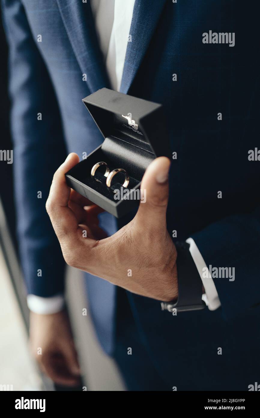 Man groom box ring hi-res stock photography and images - Alamy