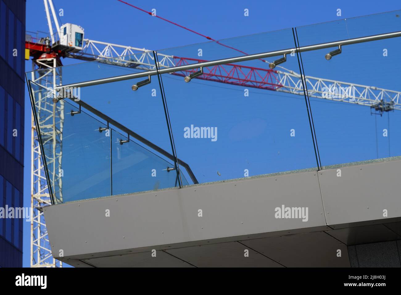 Glass railing hi-res stock photography and images - Alamy