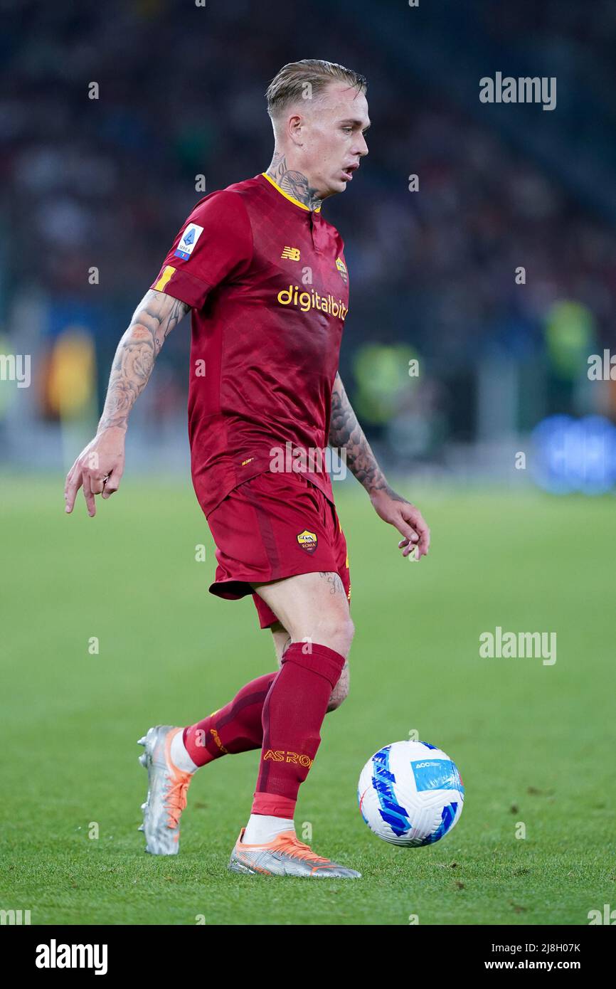 Rick Karsdorp of AS Roma during the Serie A match between Roma and ...