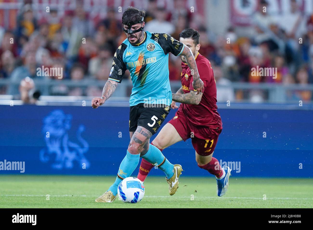 Antonio Vacca of Venezia FC during the Serie A match between Roma and ...