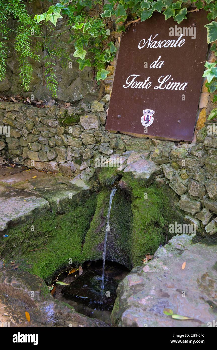 Fonte de Lima Garden in Fonte de Lima, Torres Vedras, Portugal Stock ...