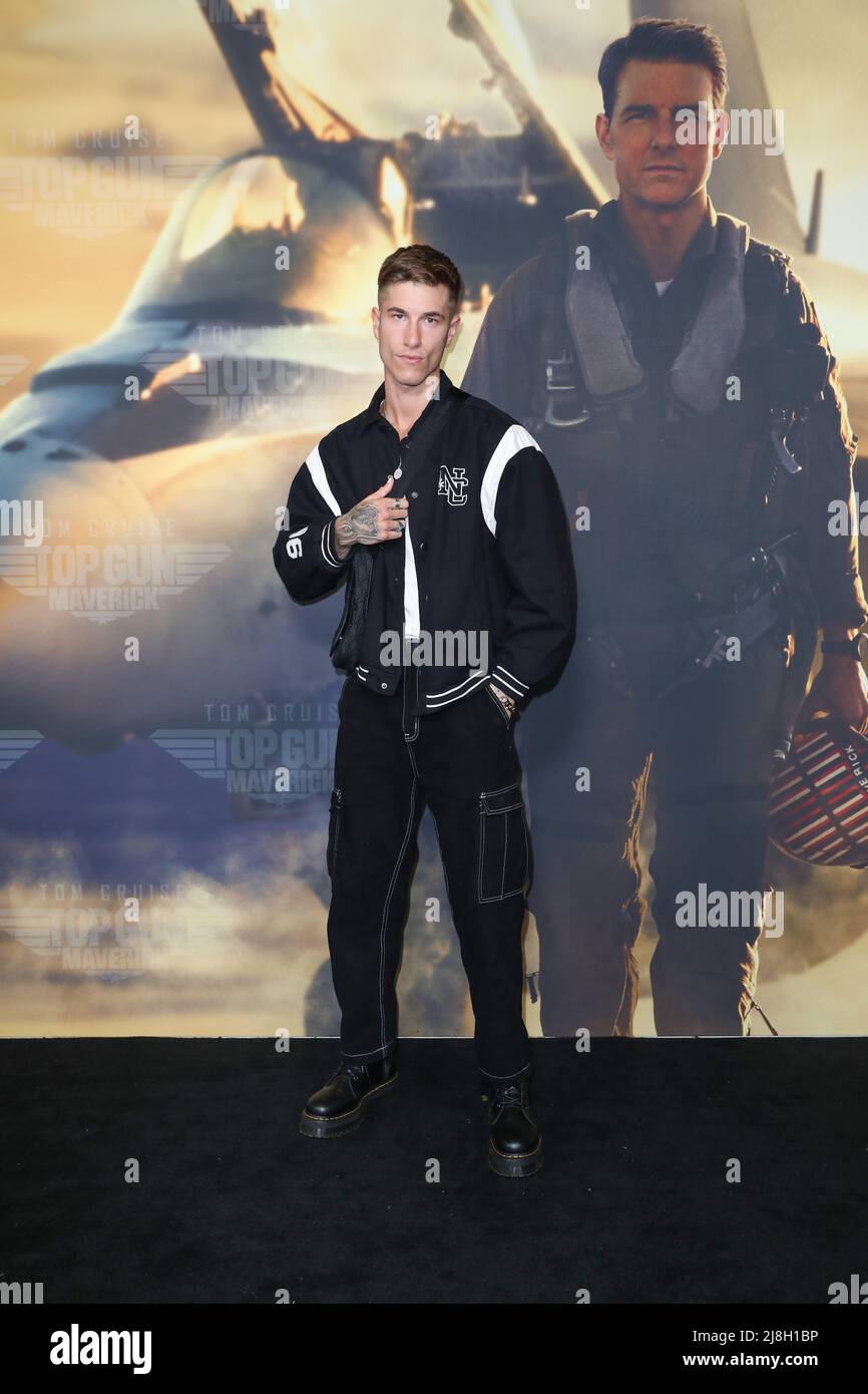 May 16, 2022: JOSH CARROLL attending the Top Gun Maverick Sydney ...
