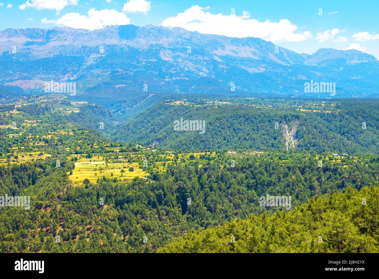 Summer scenic landscapes in the mountains in Turkey Stock Photo - Alamy