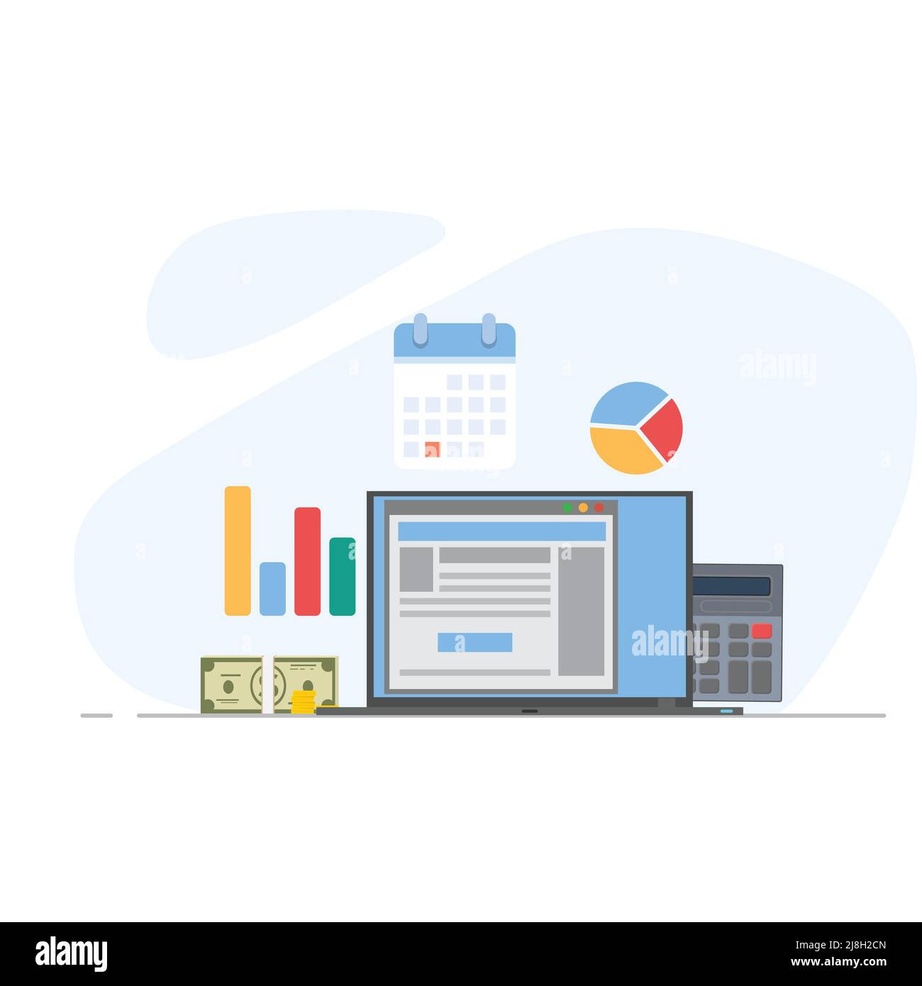 Management strategy analysis accounting Cut Out Stock Images & Pictures ...