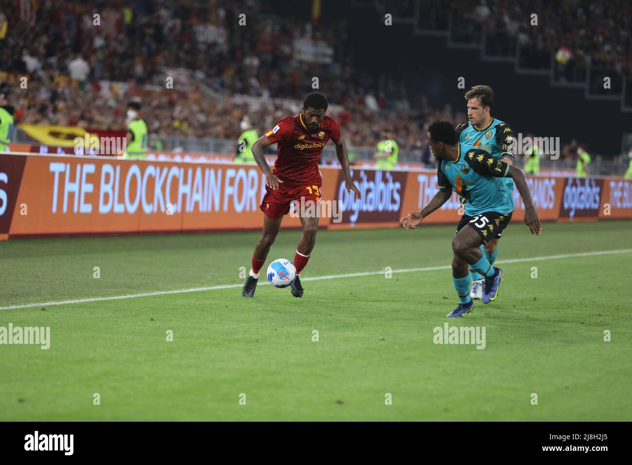 Rome, Italy. 14th May, 2022. At Stadio Olimpico of Rome, As Roma and ...