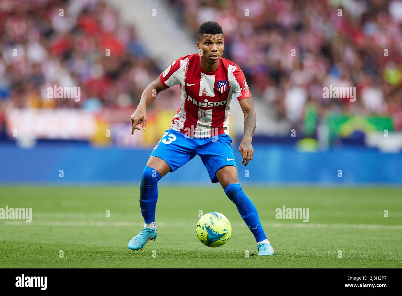 Reinildo Mandava of Atletico de Madrid during the La Liga match between ...