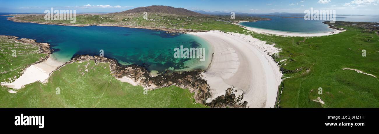 Dogs Bay beach, a horseshoe shaped bay with more than a mile long ...