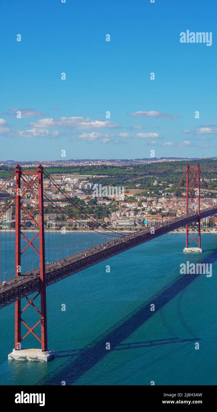 The 25th of april bridge, Lisbon, Portugal Stock Photo - Alamy