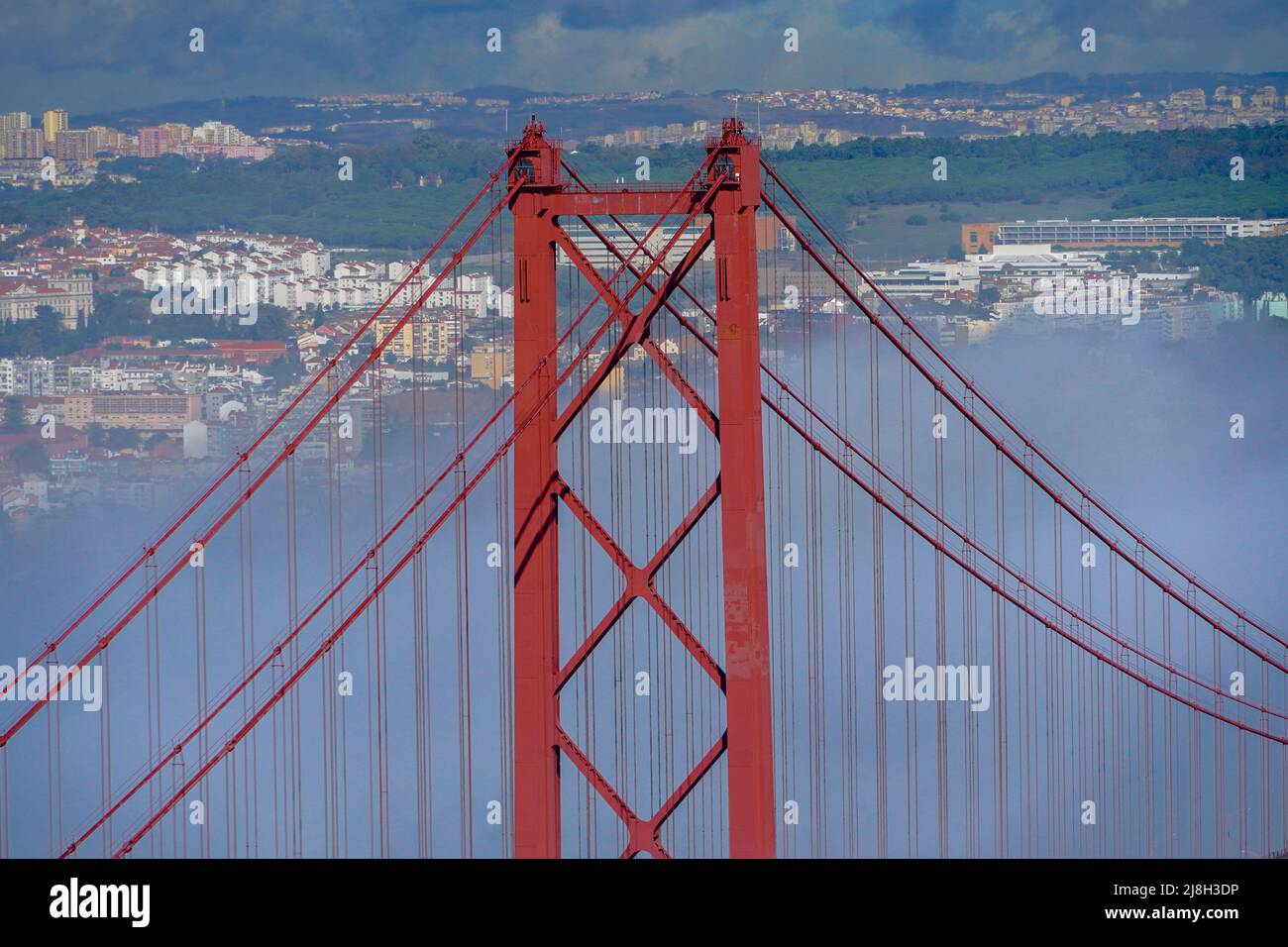 The 25th of april bridge, Lisbon, Portugal Stock Photo - Alamy