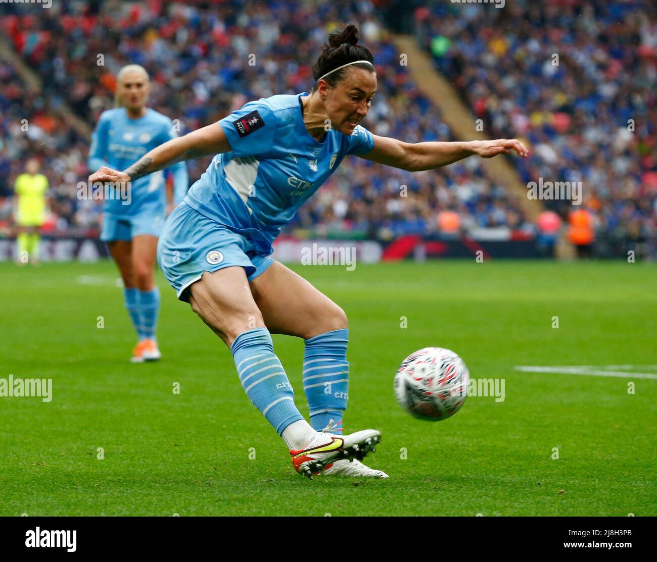 LONDON, ENGLAND - MAY 15: Lucy Bronze of Manchester City WFC during ...