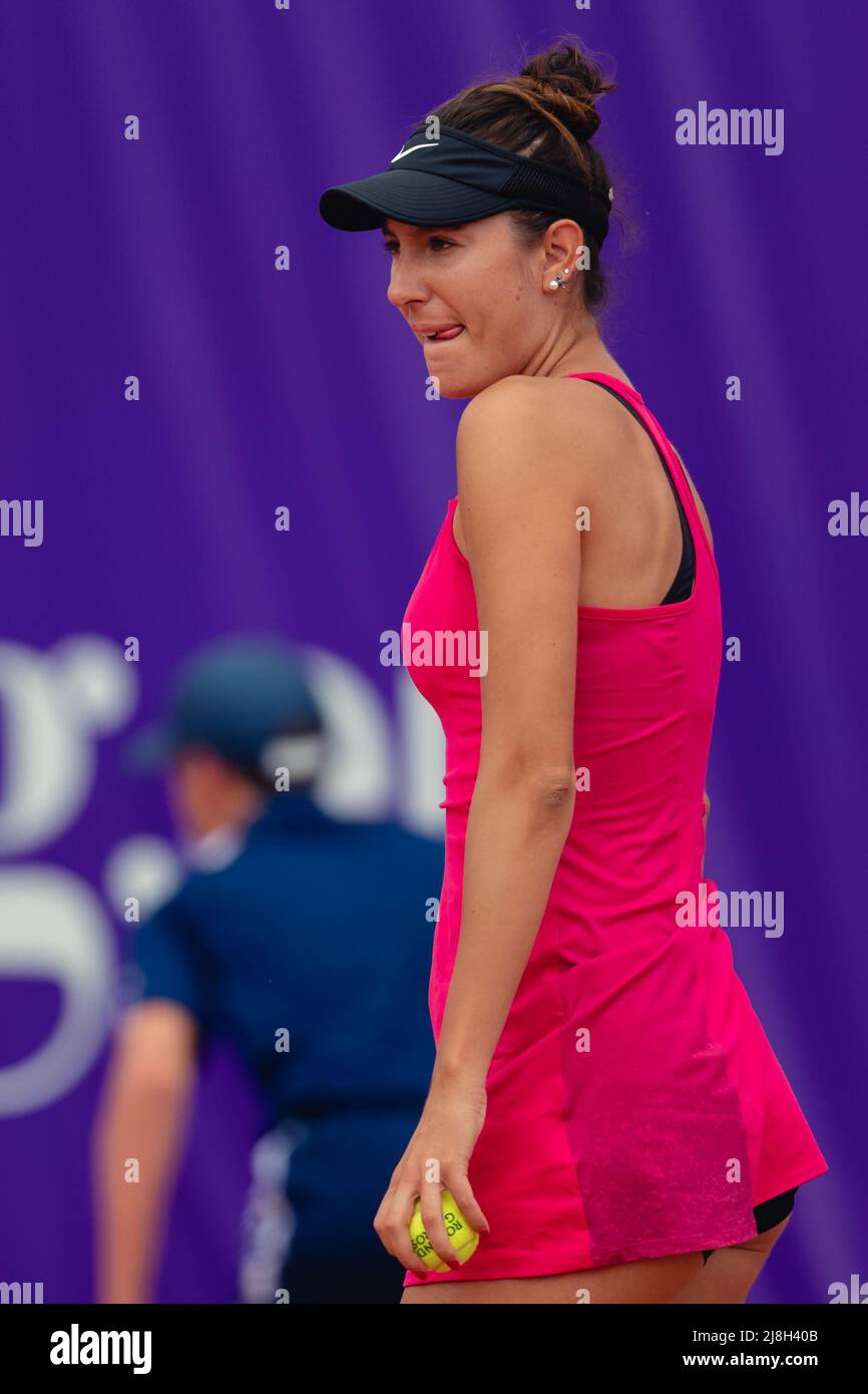 Strasbourg, France. 16th May, 2022. Oceane Dodin of France reacts ...