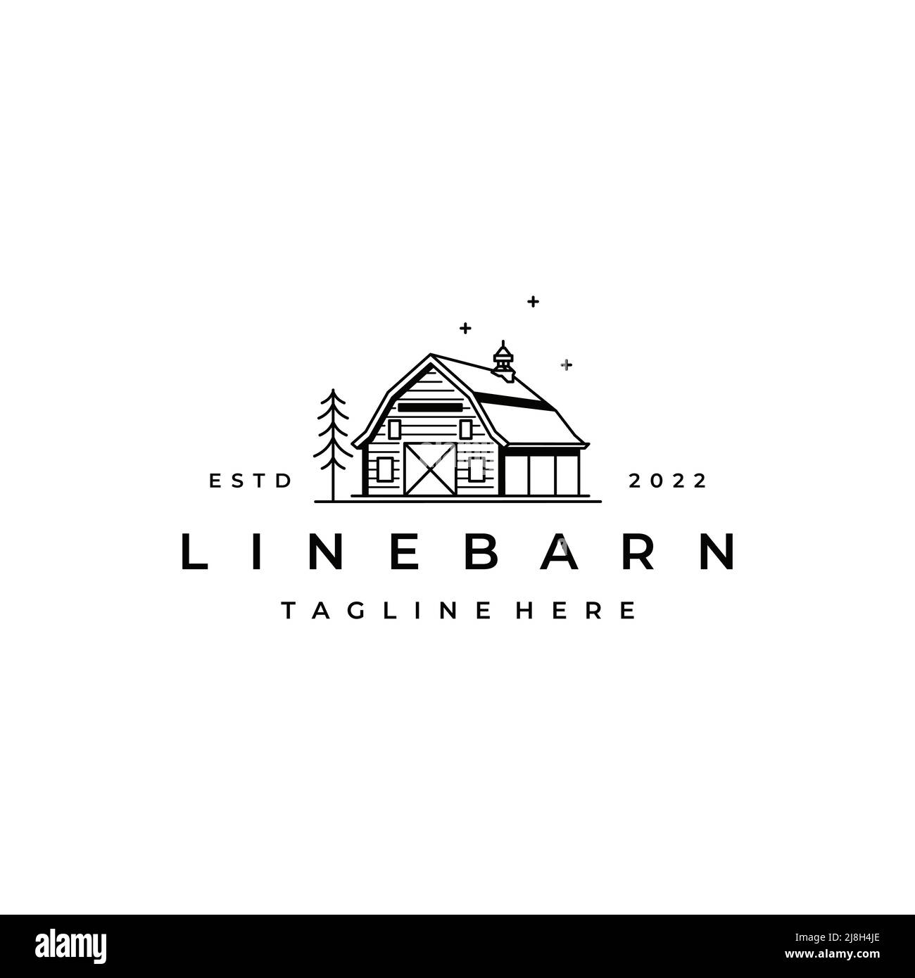 Home farm wood Black and White Stock Photos & Images - Alamy