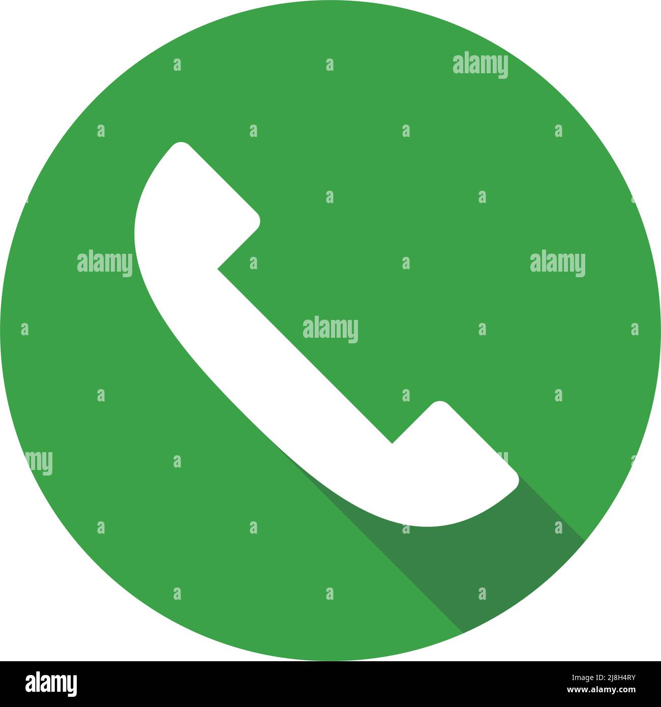 Modern round phone icon. Editable vector Stock Vector Image & Art - Alamy