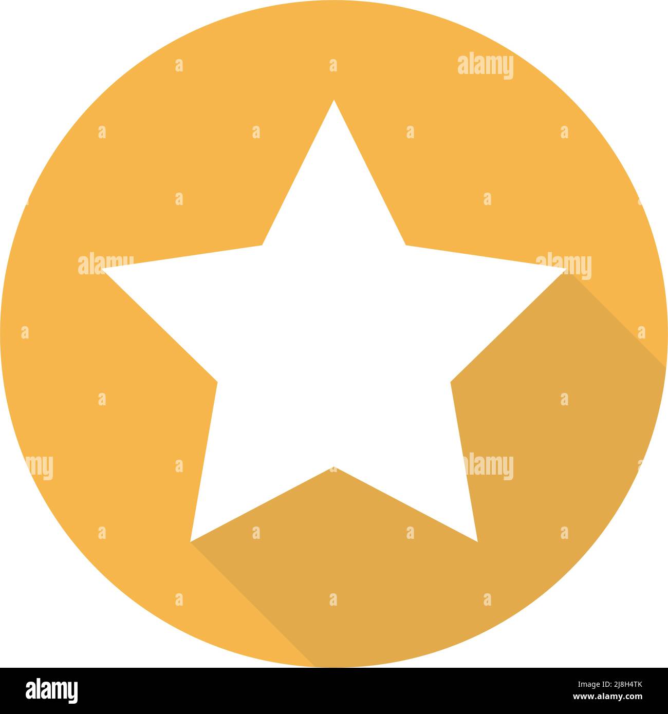 Modern round star icon. Editable vector Stock Vector Image & Art - Alamy