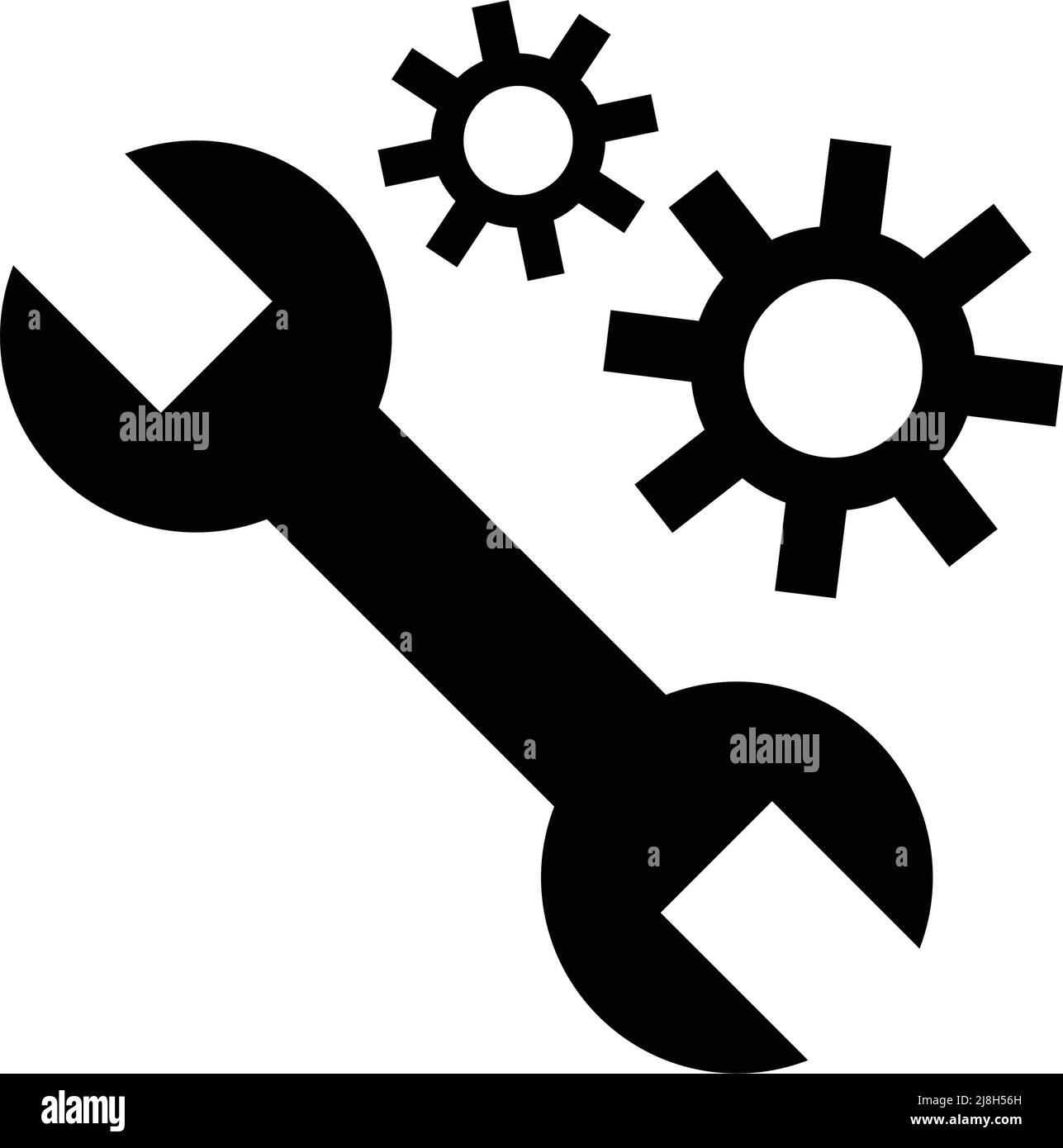 Spanner and gear icon. Editable vector Stock Vector Image & Art - Alamy Spanner and gear icon. Editable vector Stock Vector Image & Art - Alamy