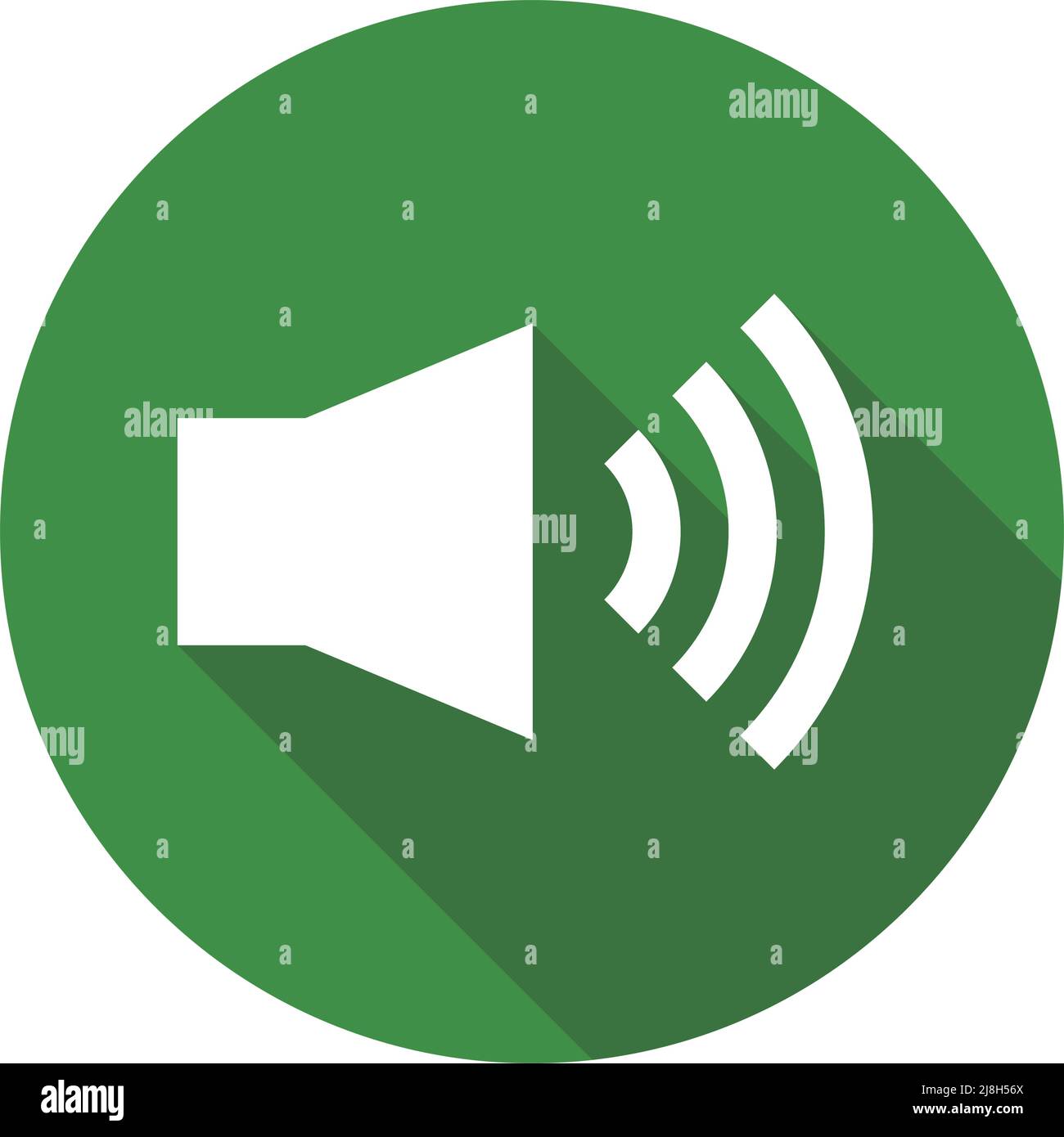 Modern green voice icon. Editable vector Stock Vector Image & Art - Alamy