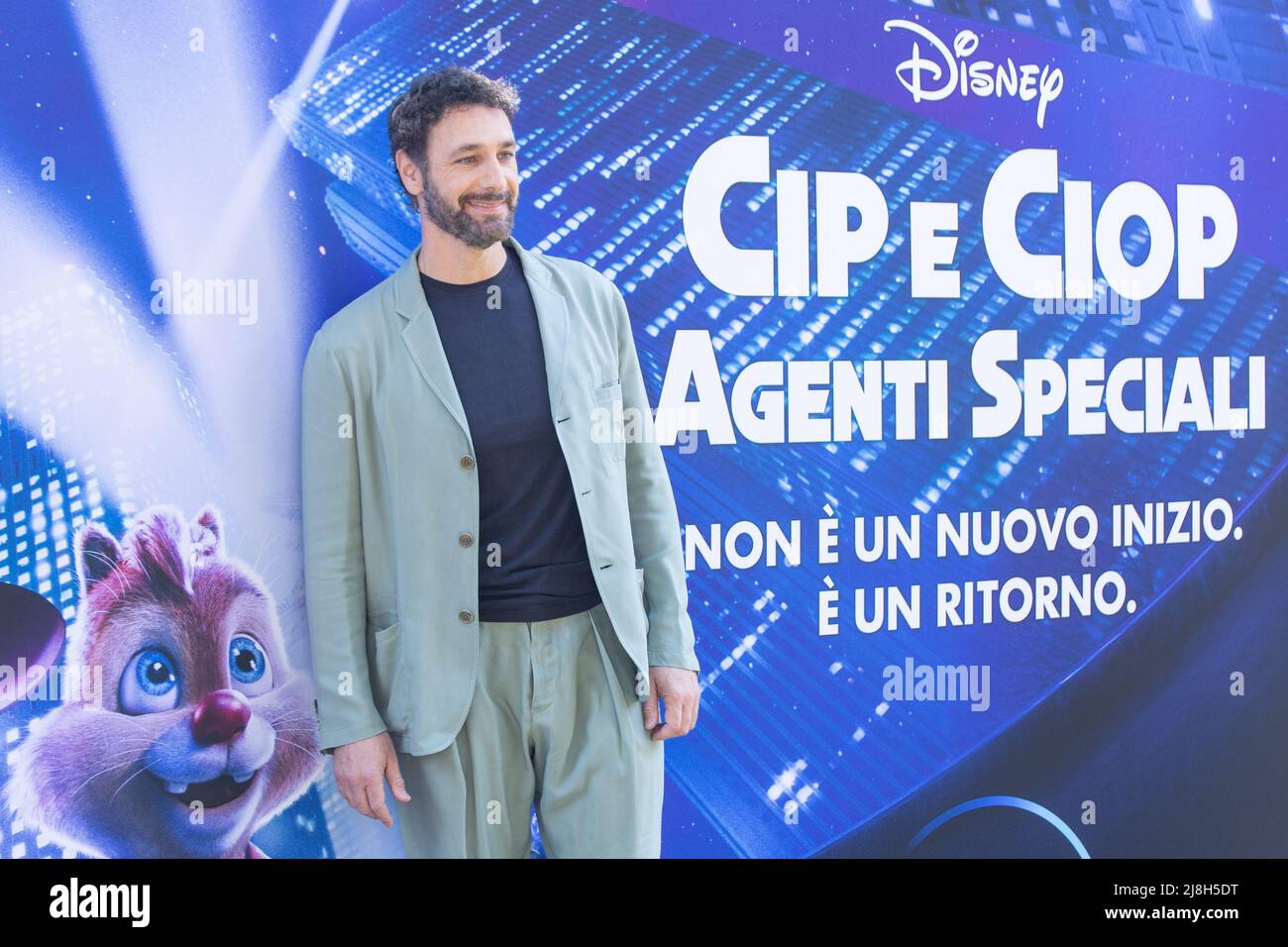 Italian actor Raoul Bova attends the photocall of the film "Cip e Ciop ...