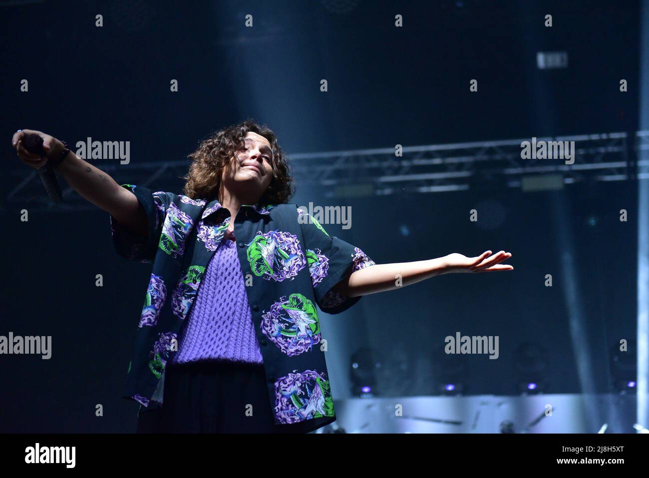 May 14, 2022, Naples, Italy: Madame, stage name of Francesca Calearo ...
