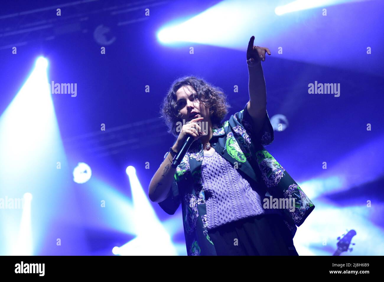 May 14, 2022, Naples, Italy: Madame, stage name of Francesca Calearo ...