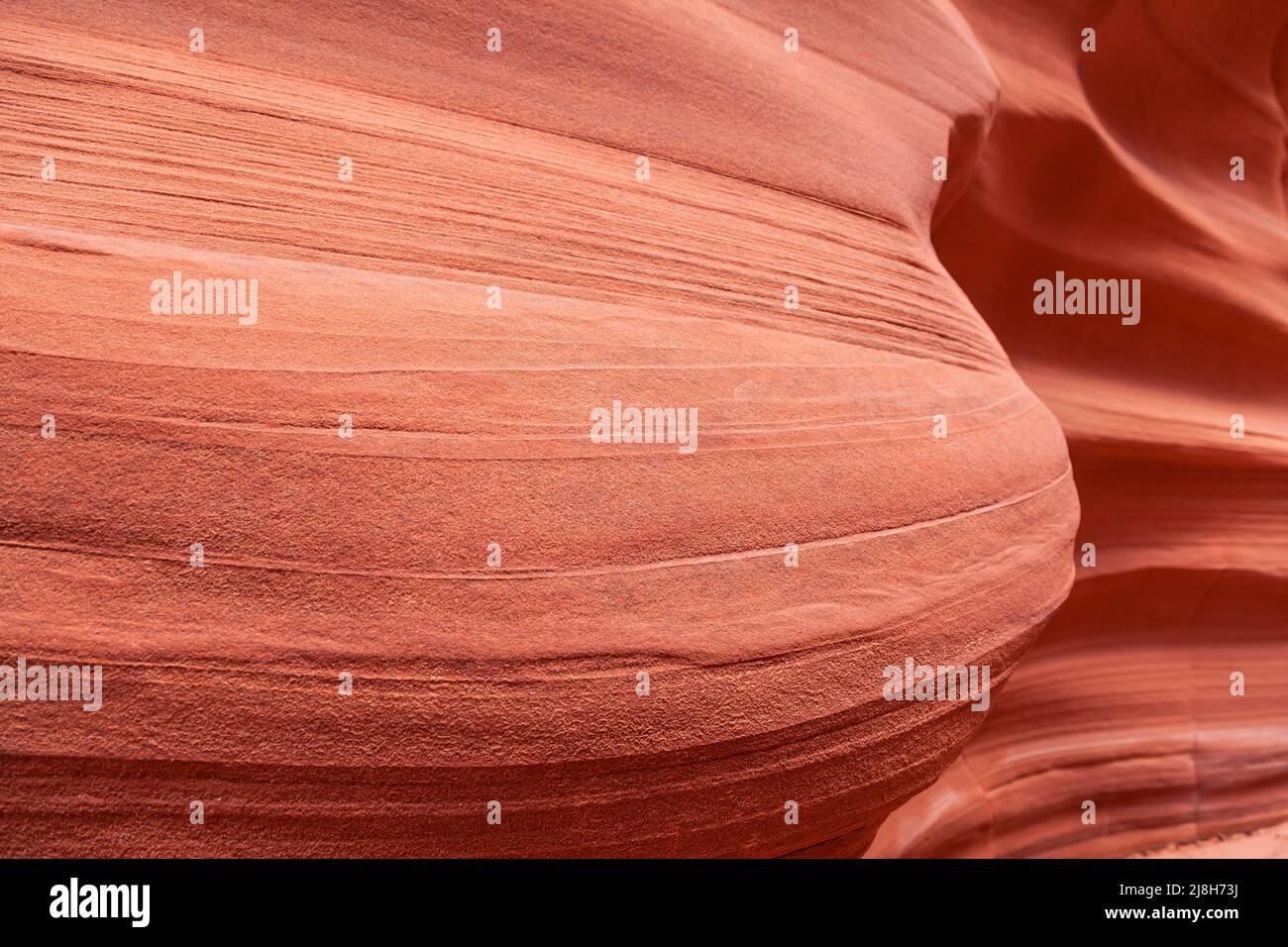 Scenery in a slot canyon with wavy and smooth rock walls, Canyon X ...