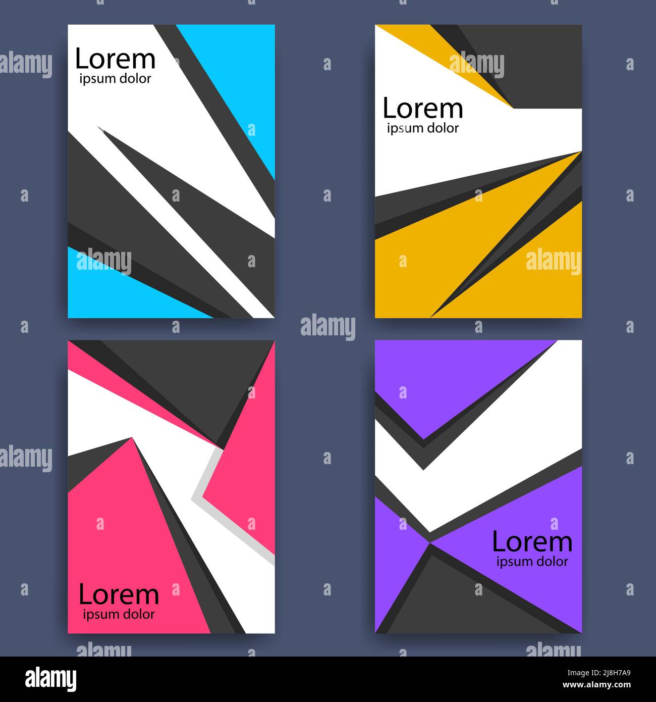 abstract wave cover flyer pattern shapes Stock Vector Image & Art - Alamy