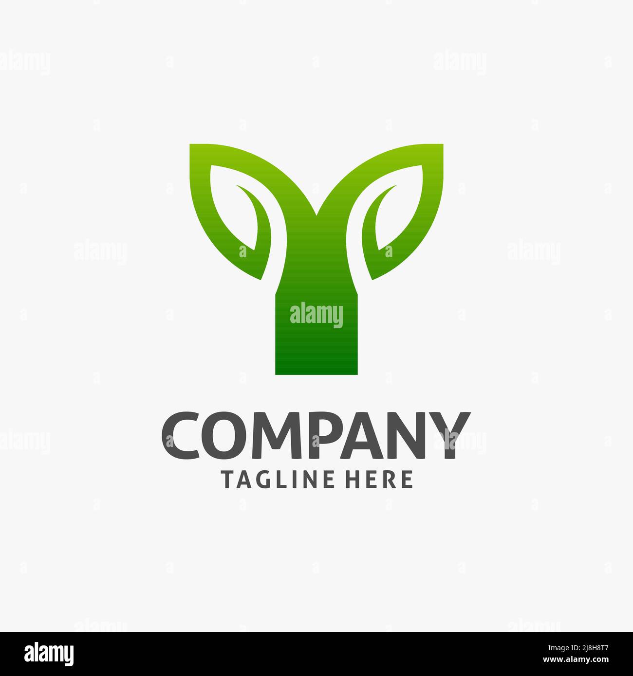 Letter Y leaf logo design Stock Vector Image & Art - Alamy