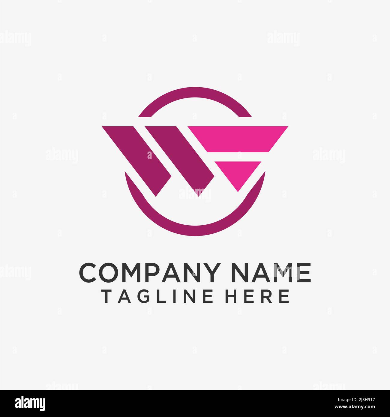 WF letter logo design Stock Vector Image & Art - Alamy