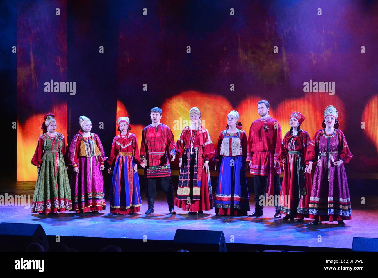 Festive concert Songs of the War Years.Russian Song Theatre, Moscow May ...