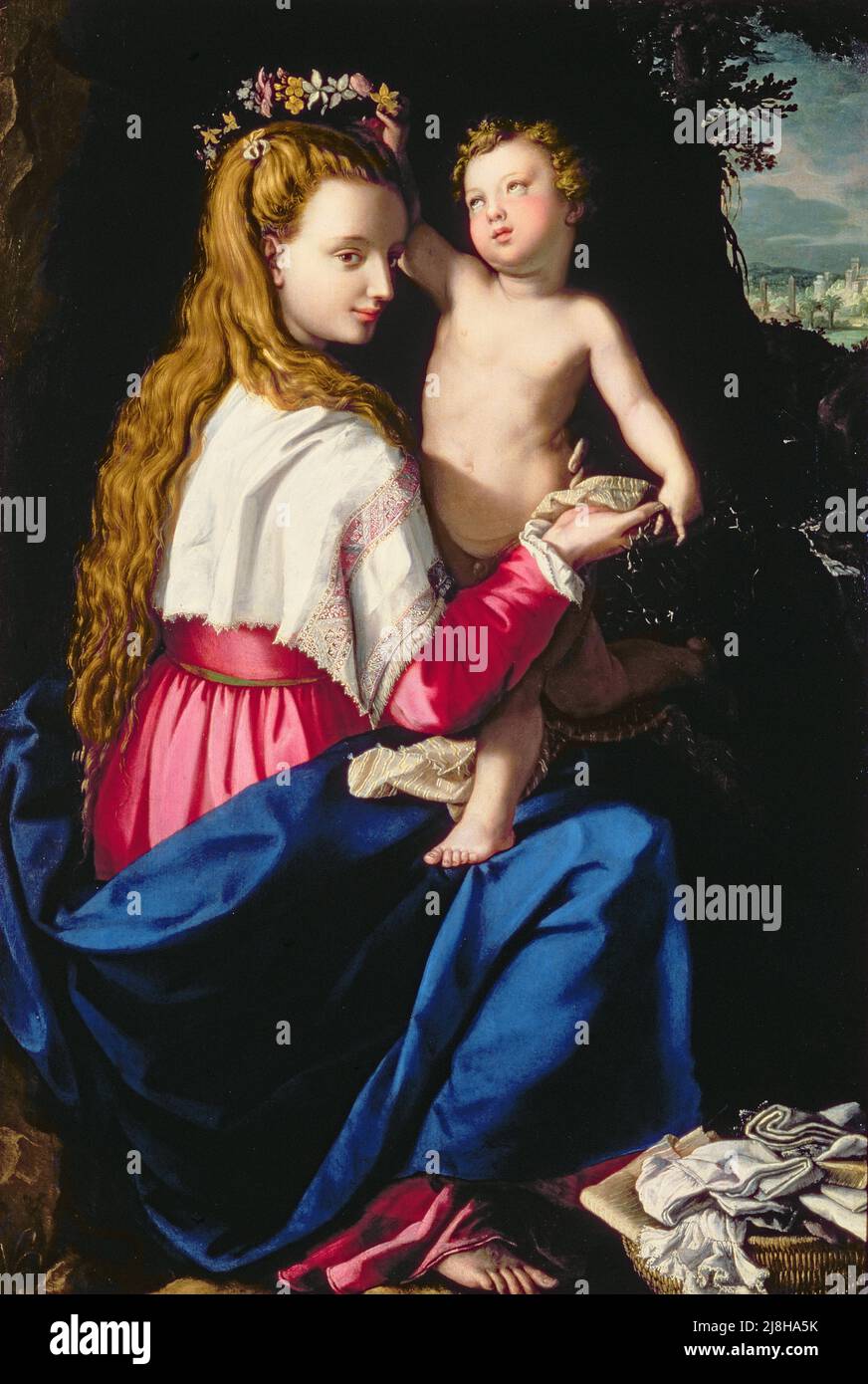 Maiolica plate depicting David and Goliath, Italian, made in Faenza ...