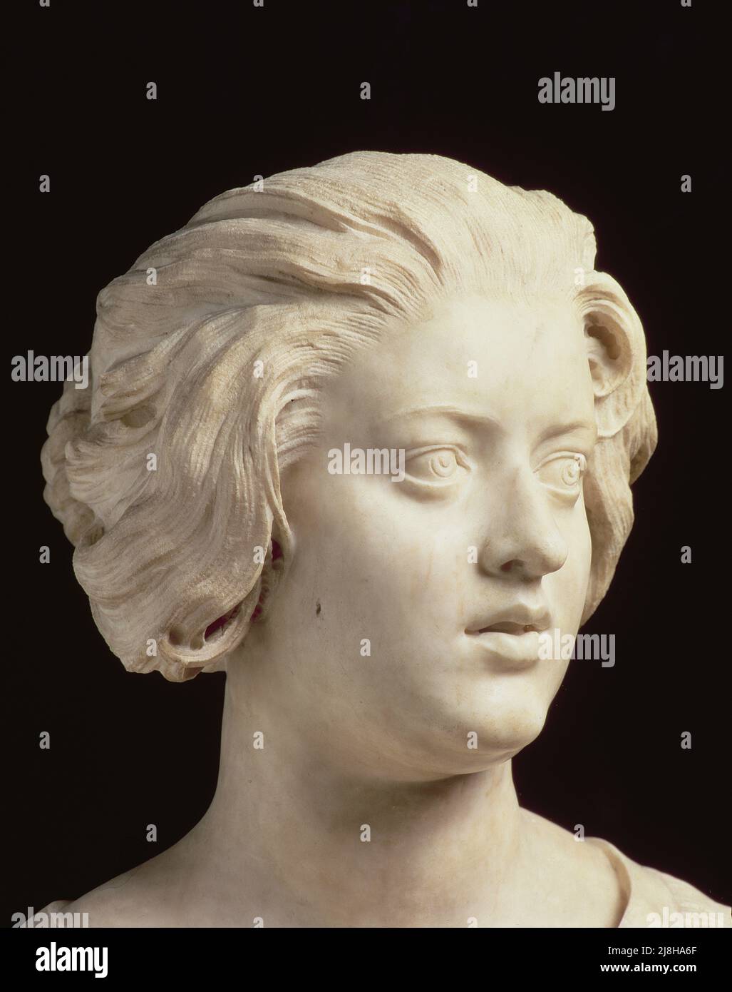 Costanza bonarelli detail sculpture gian lorenzo bernini 1598 1680 ...