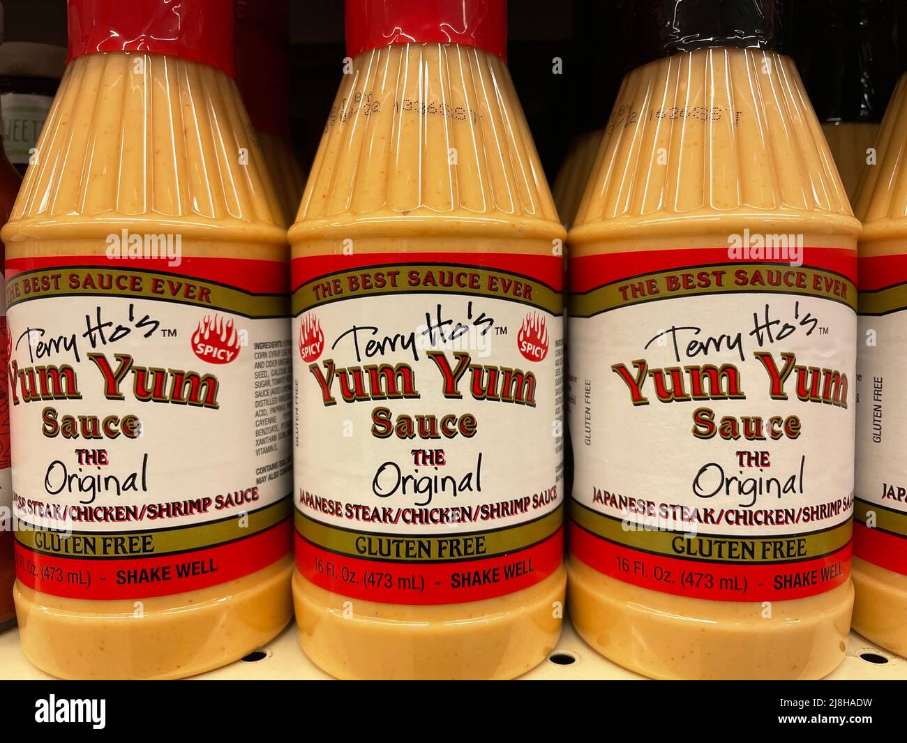 Grovetown, Ga USA - 12 15 21: Terry Hos Yum Yum sauce retail store ...