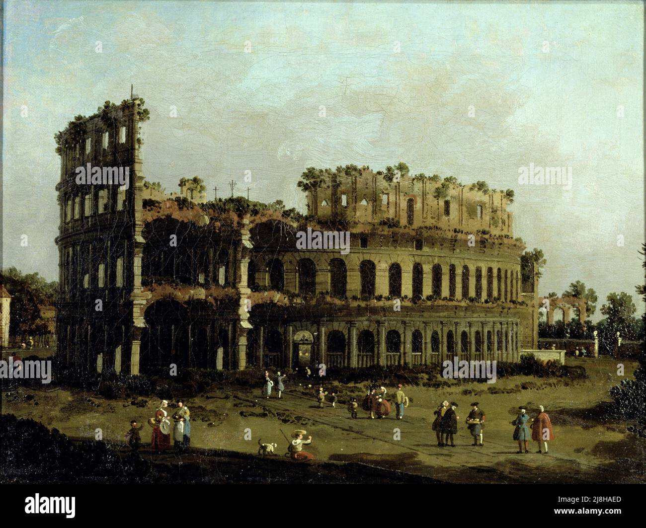 Colosseum oil canvas canaletto giovanni antonio canal 1697 1768 hi-res ...