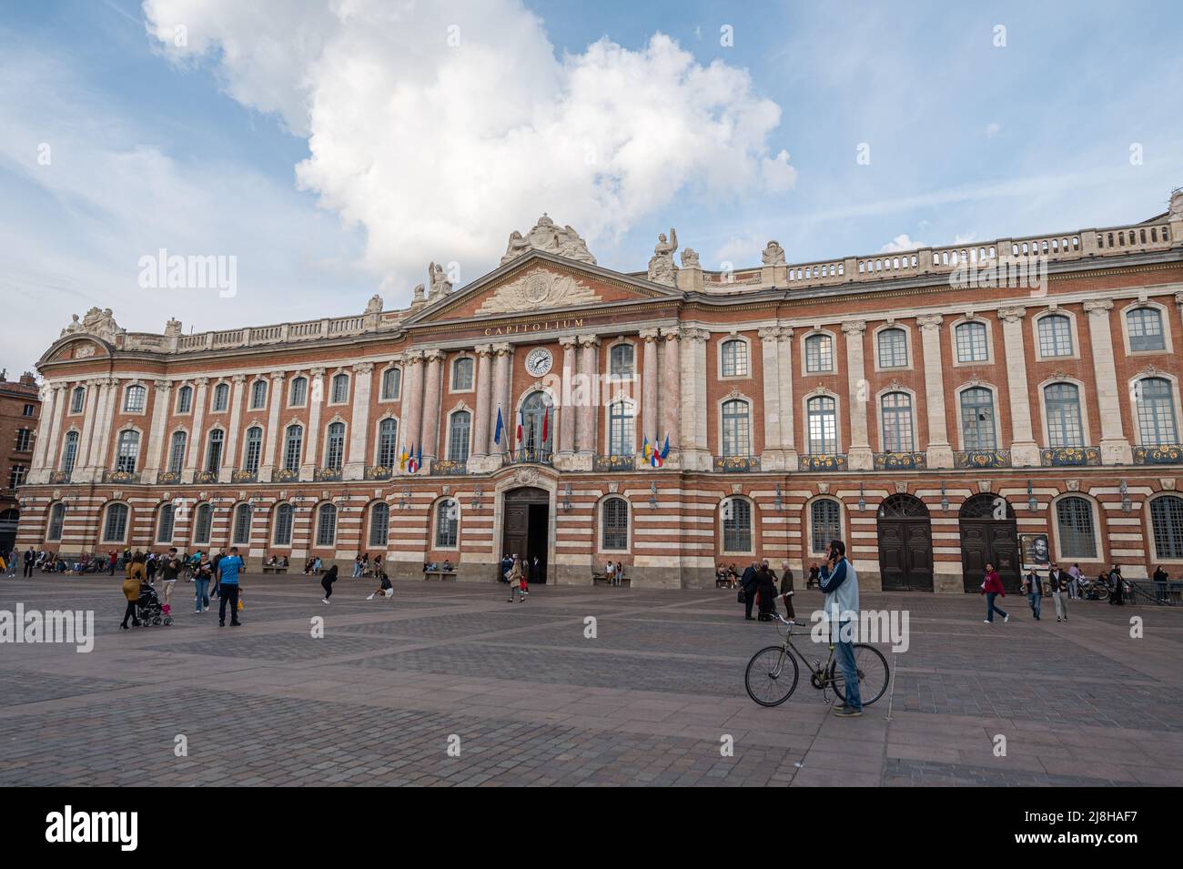 Toulouse, France. 2022 May 2 . Capitol building of the city of Toulouse ...