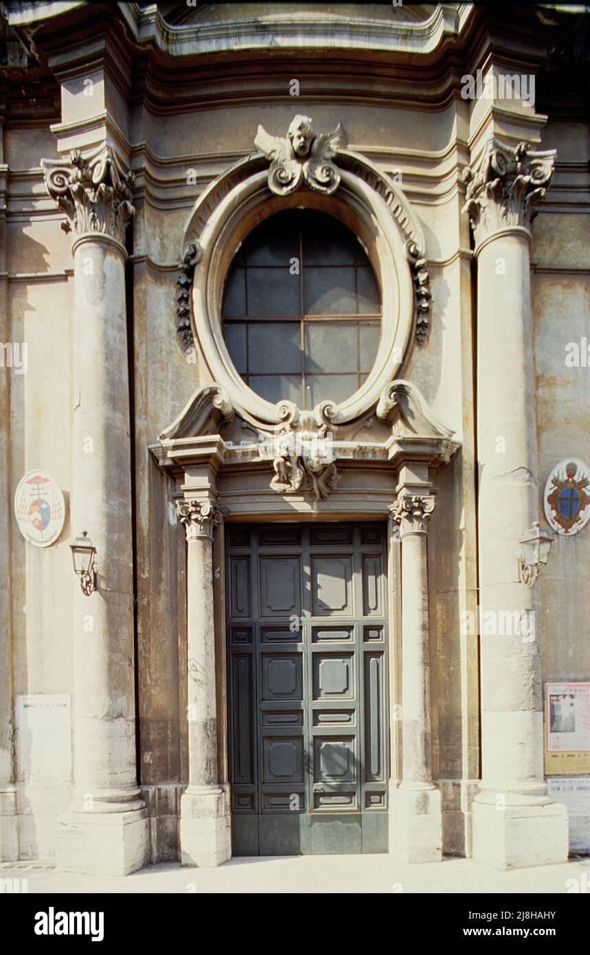 Door of the Tempietto of San Pietro in Montorio, Rome, Italy (photo ...