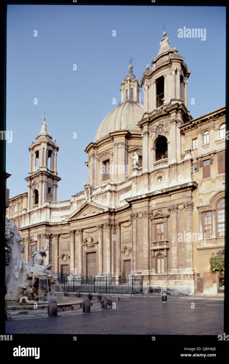 View saint agnes agony piazza navona rome italy photo hi-res stock ...