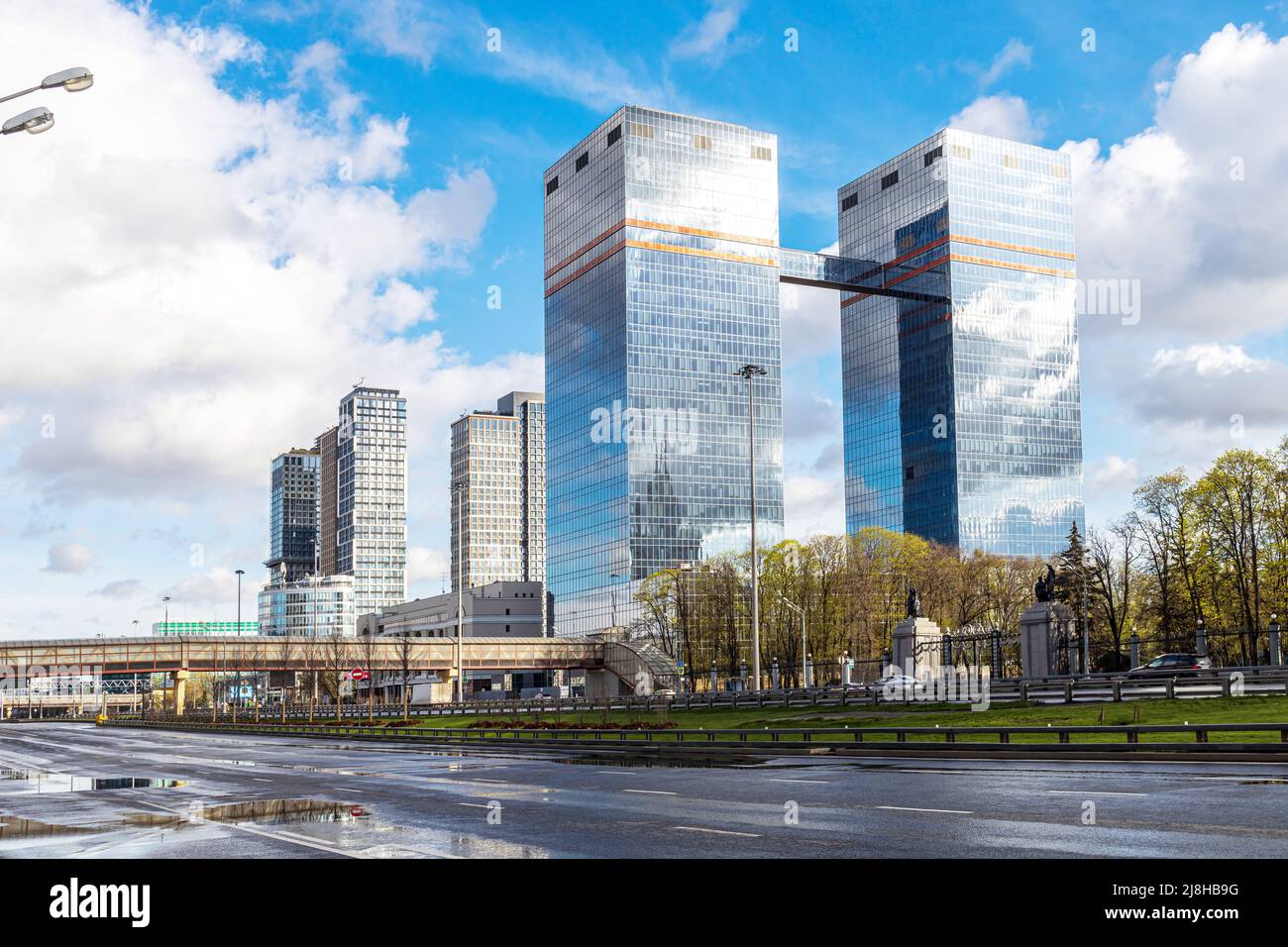 Moscow / Russia - 07 22 2022: Residential complex Prime Park ...
