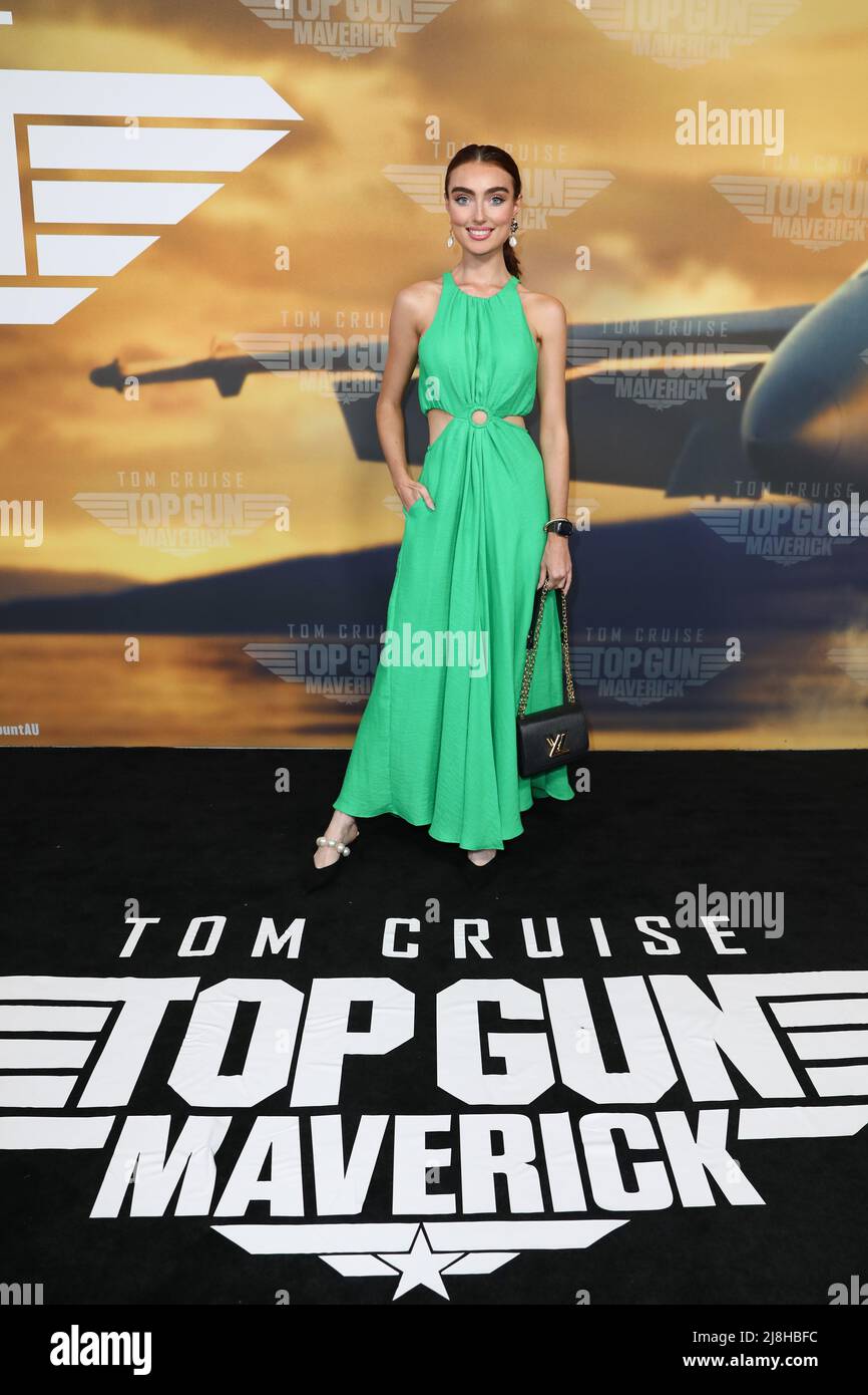 May 16, 2022: PARIS RAINE attending the Top Gun Maverick Sydney ...