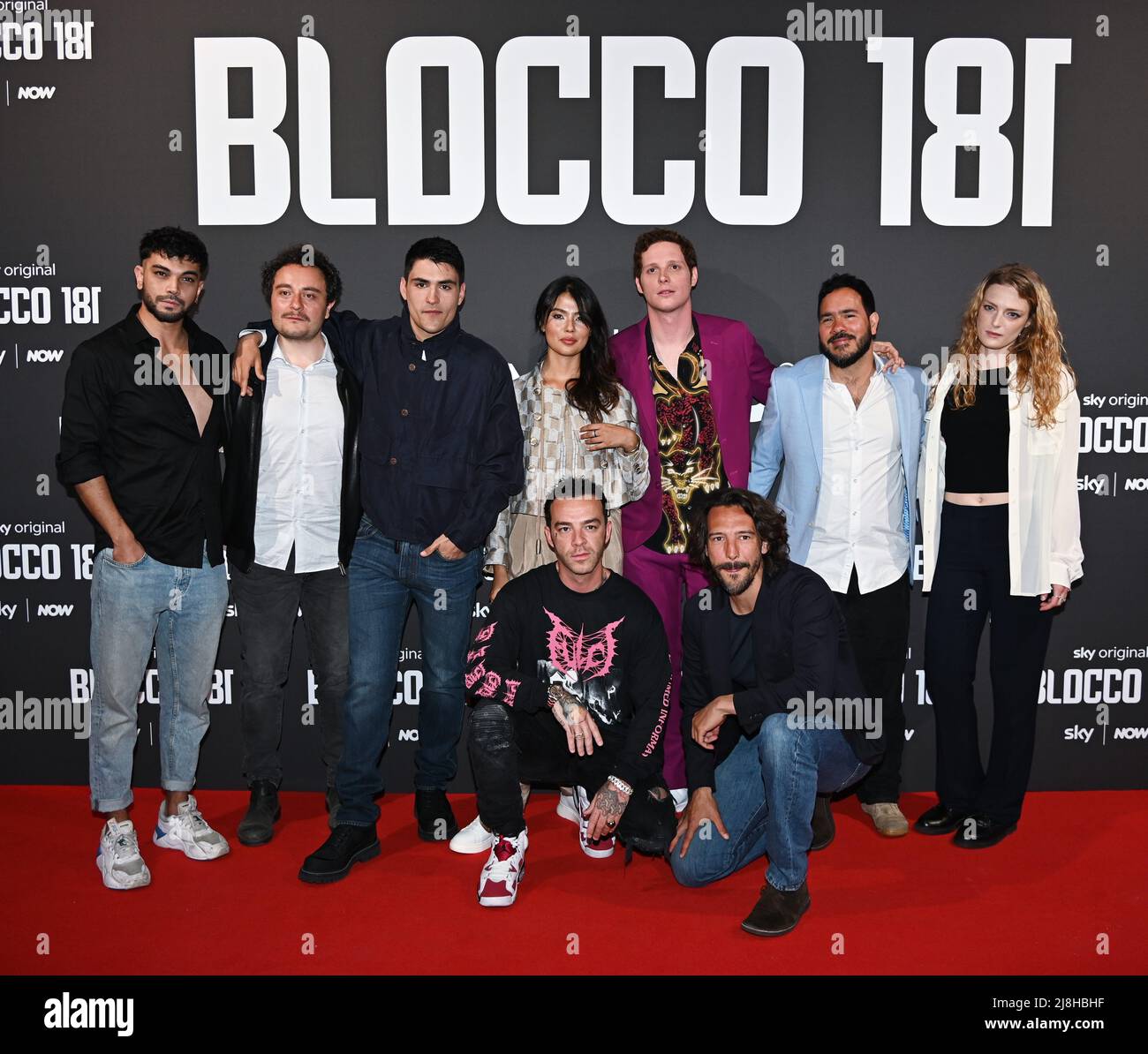 Blocco 181 photocall cast hi-res stock photography and images - Alamy