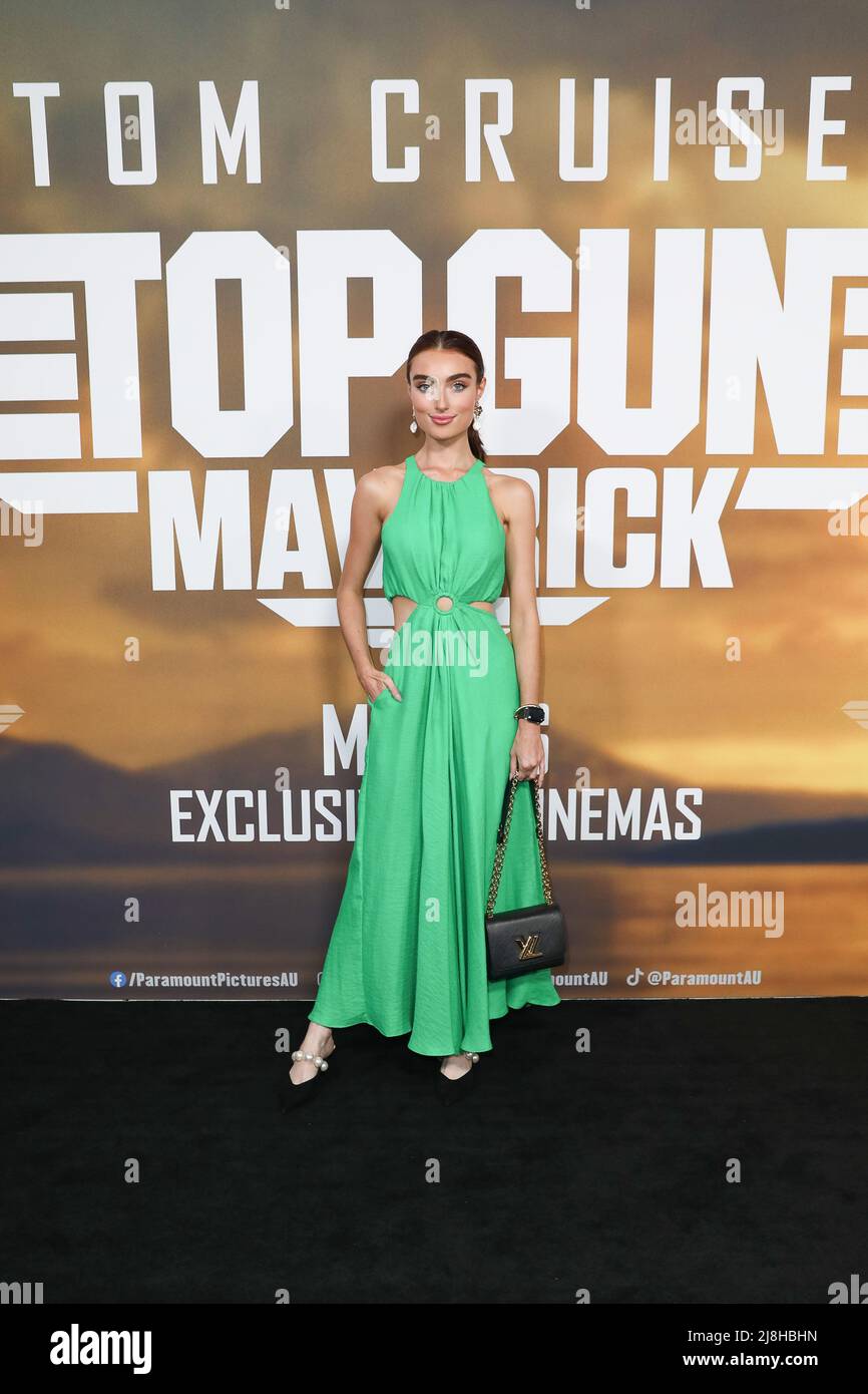 May 16, 2022: PARIS RAINE attending the Top Gun Maverick Sydney ...