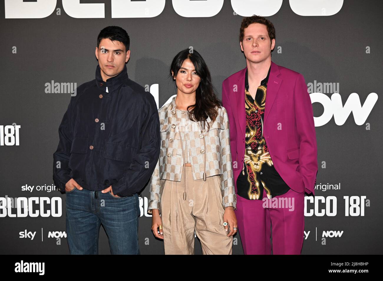 Milan, Italy. 16th May, 2022. Milan, Italy BLOCK 181 photocall of the ...