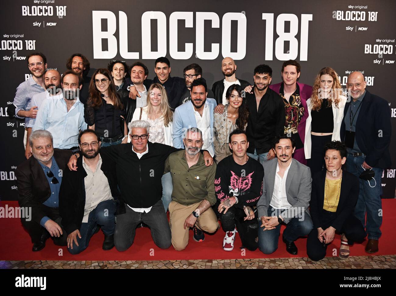 Milan, Italy. 16th May, 2022. Milano, Italy BLOCK 181 photocall of the ...