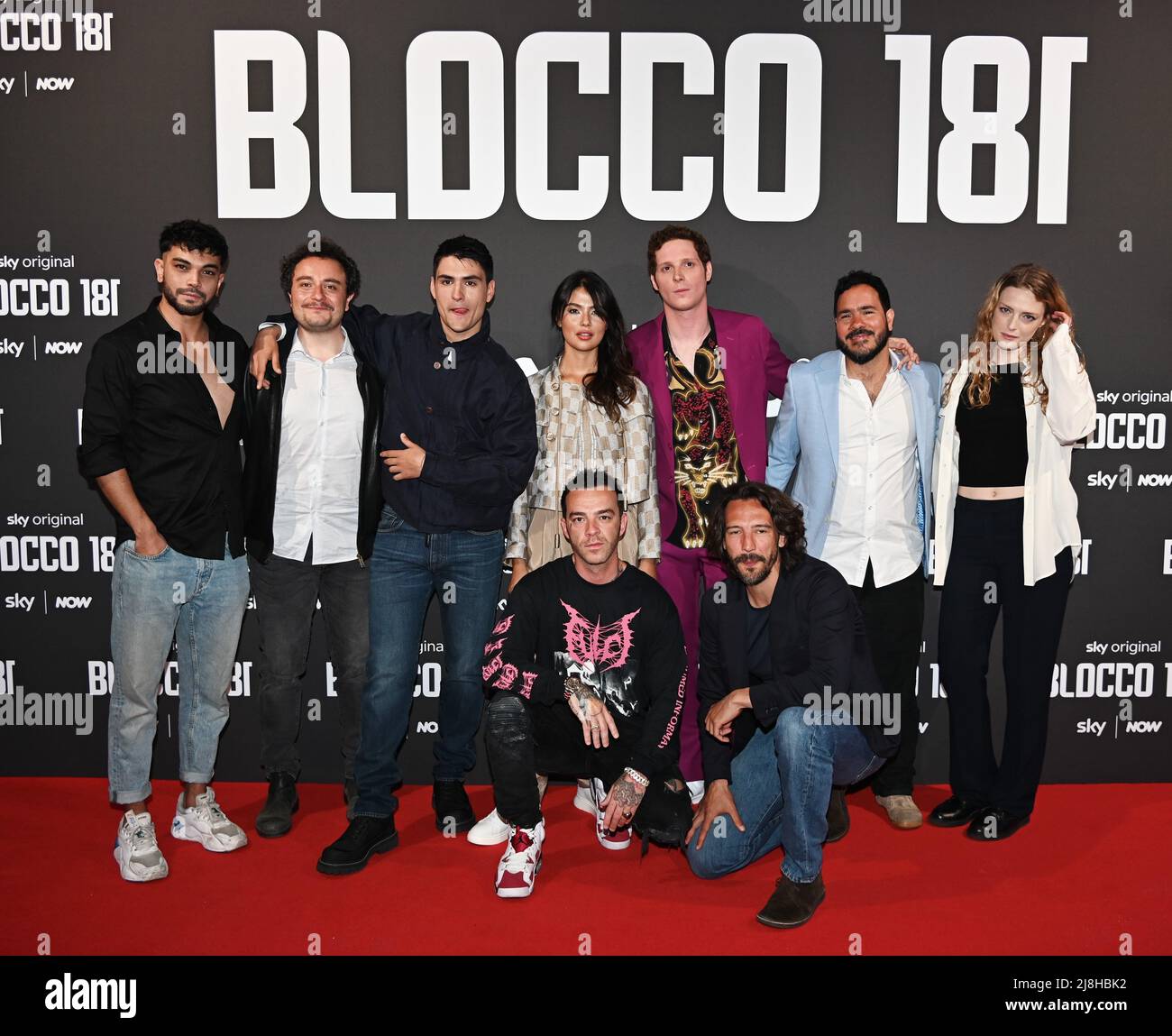 Milan, Italy. 16th May, 2022. Milano, Italy BLOCK 181 photocall of the ...