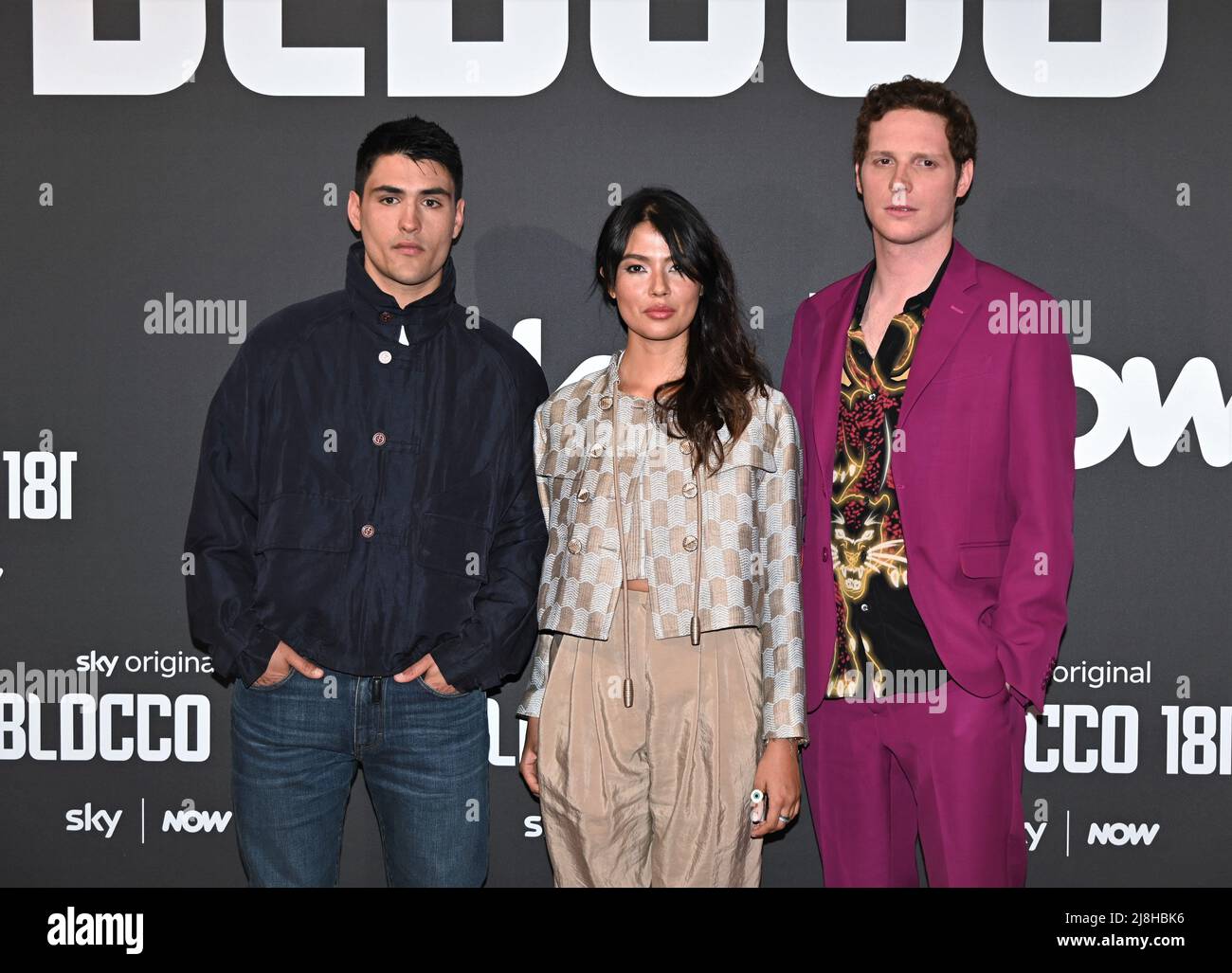 Milan, Italy. 16th May, 2022. Milan, Italy BLOCK 181 photocall of the ...