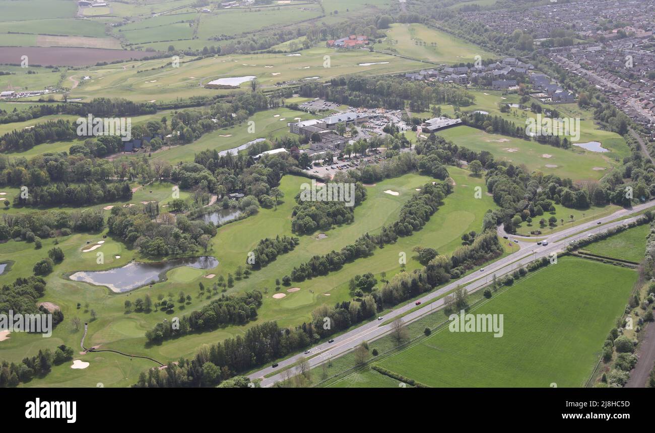 aerial view of Ramside Golf Club & Course from the north west looking ...