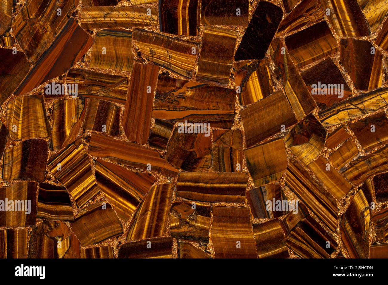 Tigers Eye Golden luxury stone texture for exlusive interior Stock ...